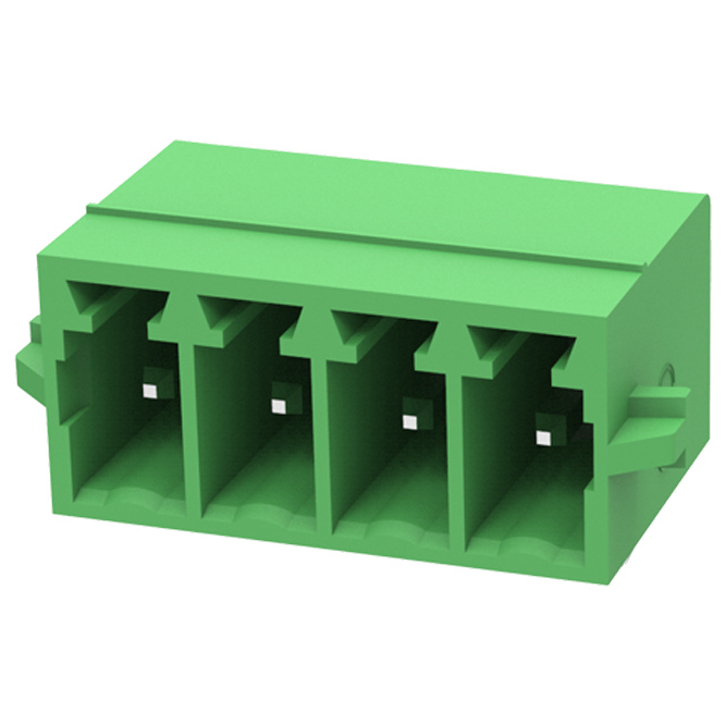 15EDGRN-3.5-04P-14-00Z(H) - PLUGGABLE TERMINAL BLOCK 4W P=3.5 GREEN