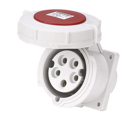 IPS-CE-1252 / MN3532 - WALL MOUNT SOCKET IP67 32A 3P+N+E 220VAC