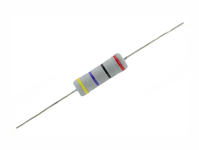 KNP5WS-220E-J B/P - RESISTOR 5W RND W/W 5% 220E