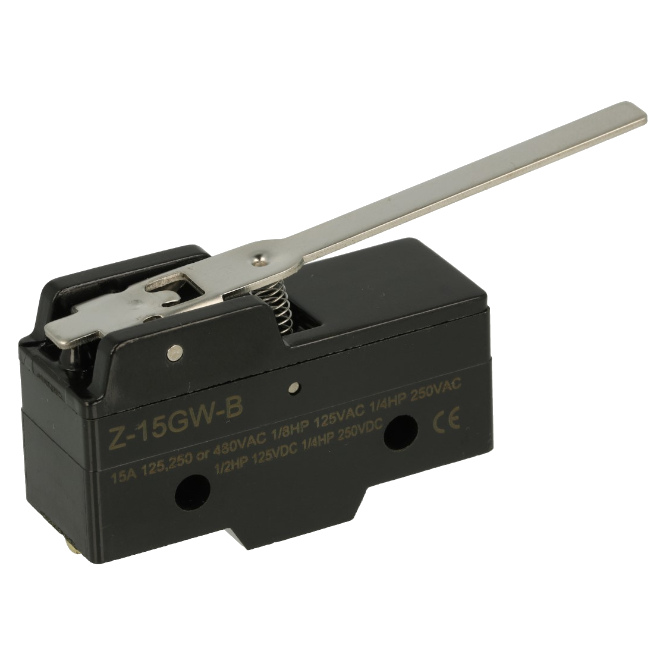 Z15G1701 - MICRO LIMIT SWITCH SPDT LEVER=63mm SCR 250V 15A