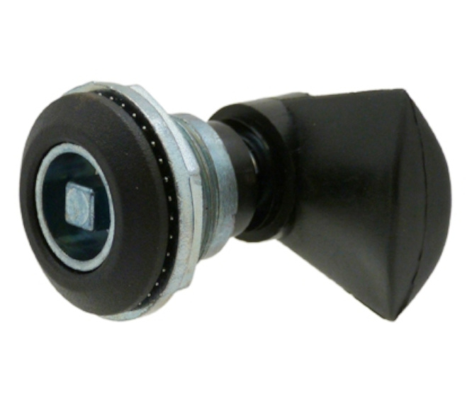 25-65-401-01 S/S - 25mm PANEL LOCK IP65 6mm SQUARE KEY 16x25x30mm