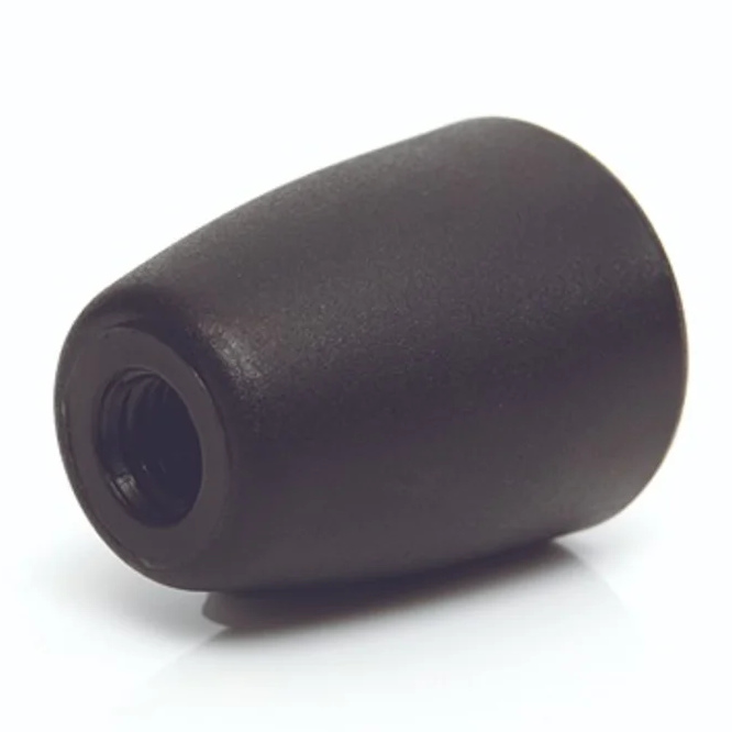 284-5564 - M10 CLAMPING KNOB THERMOPLASTIC TAPER THREADED BLACK