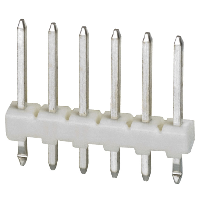 HEADER-6W-20 - HEADER SIL STR 6-PINS P=2.54 TH=12
