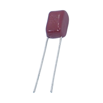 CL21X 105J100V - POLYESTER FILM CAPACITOR 1uF 100V P=5