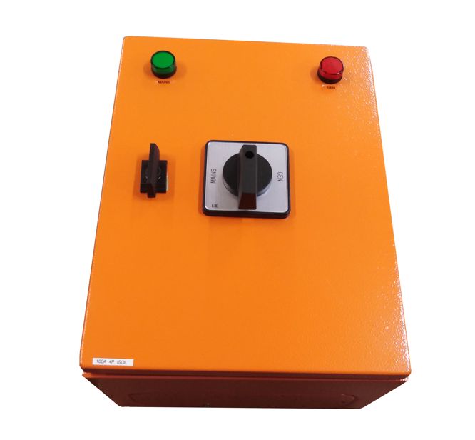 COS-4-160-ENC - CHANGE OVER SWITCH 4-POLE METAL ENCL. LOCKABLE 1-KEY ...