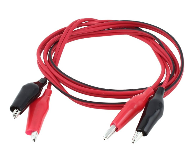 TBA - LEAD CROC CLIP - CROC CLIP 900mm RED+BLACK