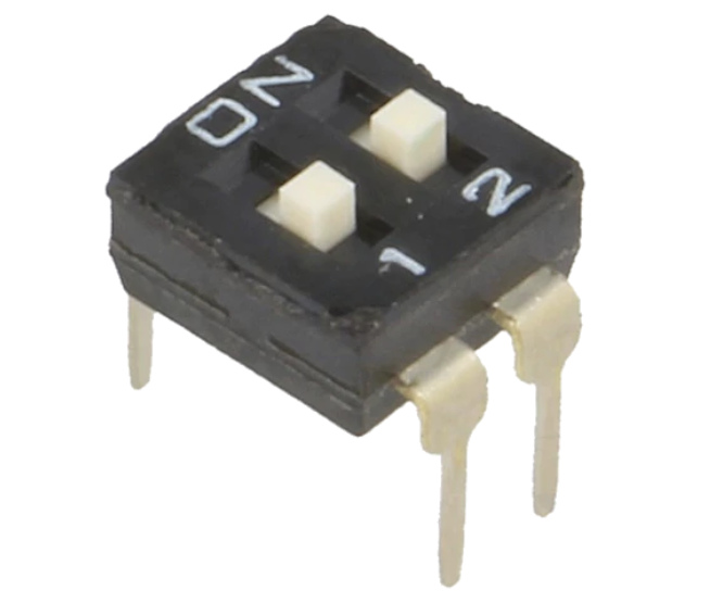 EDS102 - DIP SWITCH DIP 2P EXTEND ACTUATOR