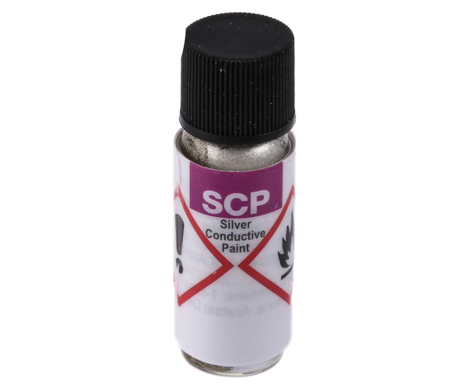ERSCP03B - SILVER CONDUCTIVE LACQUER PAINT