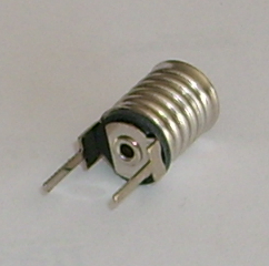 808.003 / ES1001 - HOLDER LAMP E10 PCB=10mm SCREW
