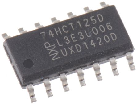 74HCT125D - QUAD 3 STATE BUFFER 74HCT125D SOIC14