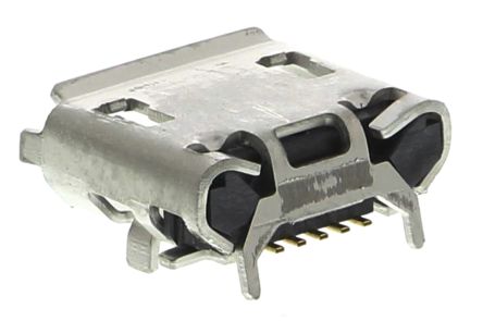 10103594-0001LF - SOCK USB MICRO-B SMD PCB R/A