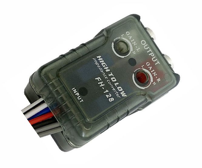 FH-128 - CAR AUDIO IMPEDANCE CONVERTER RCA 50W 12V