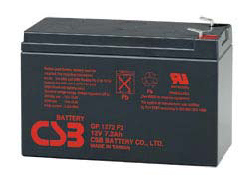 GP1272-F2 - BATTERY SLA 12V 7.2A CSB F2=6.3mm
