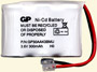 GP30AAK3BMU 3.6V 600 - BAT PACK NiMH 3V6 0A6 2/3AAA