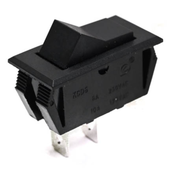 KCD6-101 - ROCKER SWITCH SPST 33x15mm BLACK