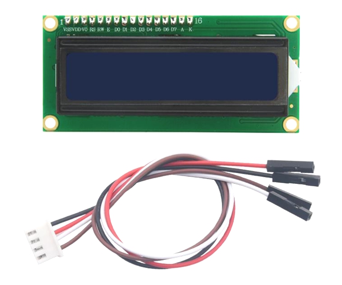 KE2052 - I2C 1602 BLUE BACKLIGHT LCD DISPLAY SCREEN 5V