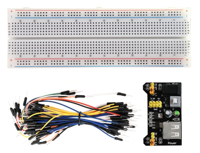 KS0332 - BREADBOARD+65 JUMPER CABLES+B/MODULE