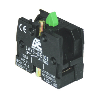 LAY5-BE101 - CONTACT BLOCK N/O FOR LAY5