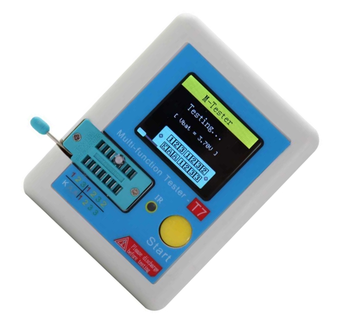 LCR-T7 - COMPONENTs TESTER WITH LCD GRAPHIC DISPLAY