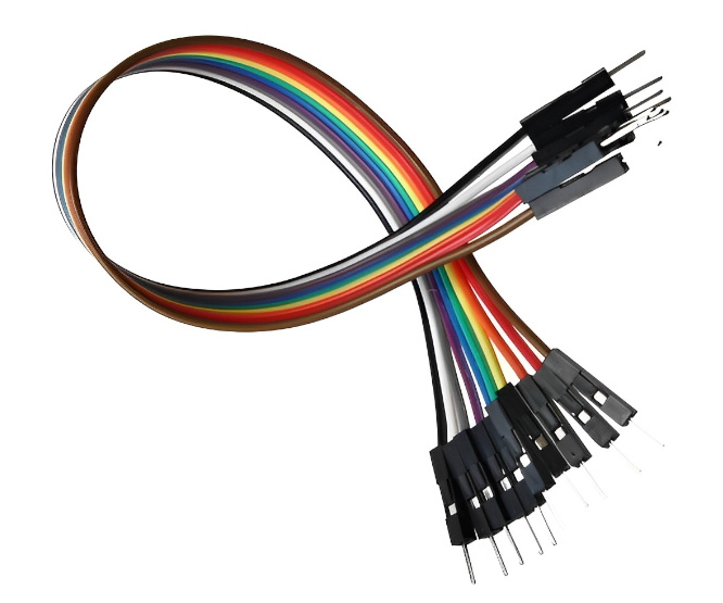 ME18-010-02-PP-MULTI - JUMPER LEADS 200mm PLUG-PLUG M/C - 10P/BAG