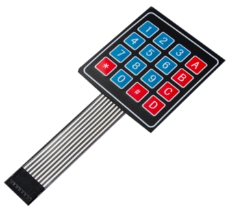 ME044 - KEYPAD MEMBRANE MATRIX 4x4