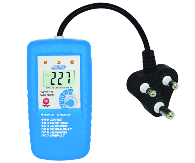 MT310 - TESTER MAINS POLARITY + E/LKG