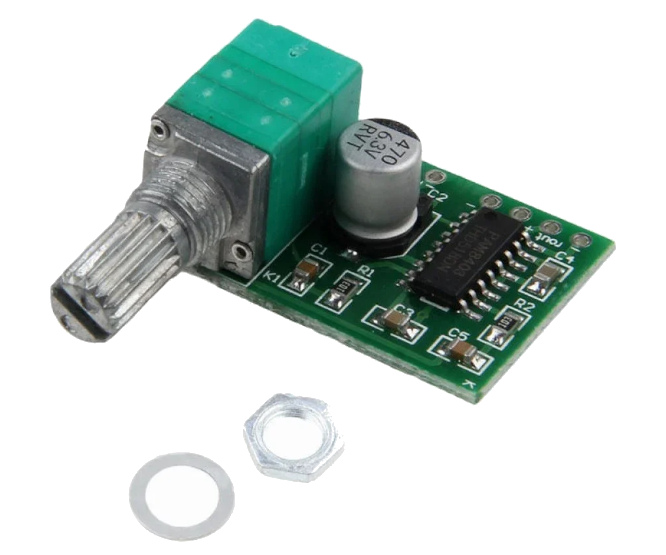 5V PAM8403 AUD AMP+VOL CONT - 5V MINI DIGITAL AMPLIFIER MODULE + VOLUME ...
