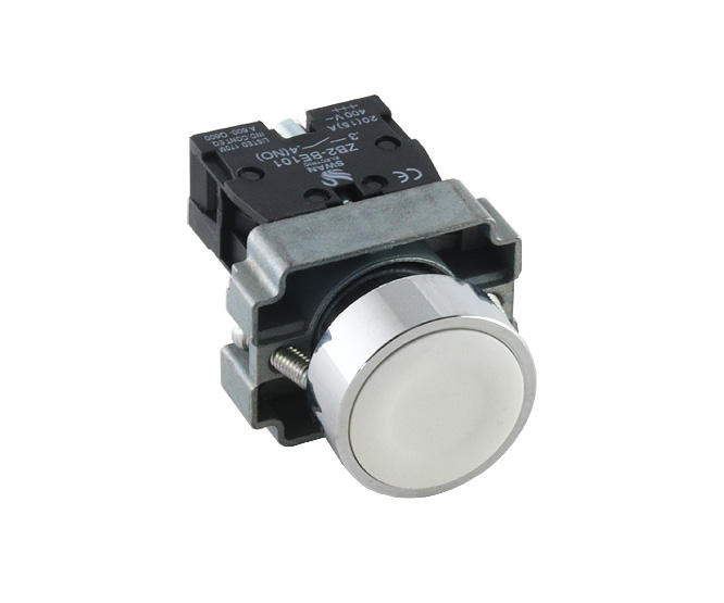 Pb Adp2 Ba11 Push Button Flush N O White