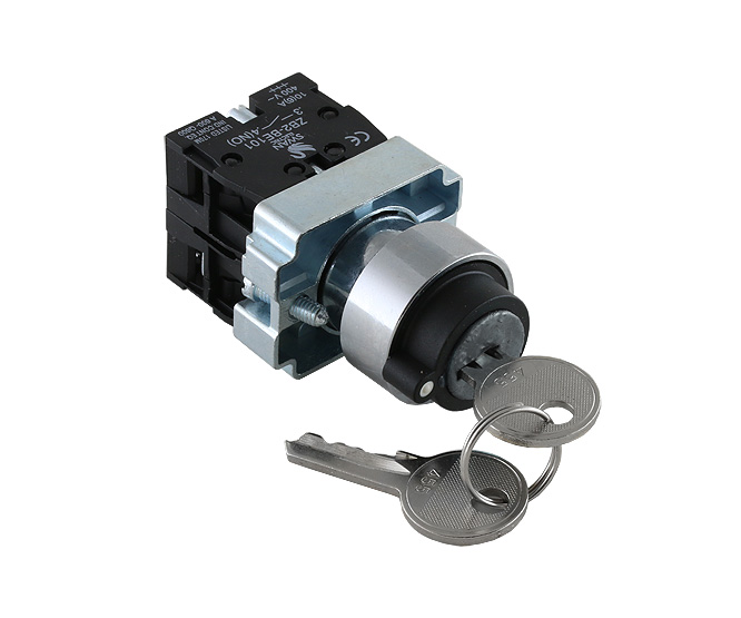 PB-ADP2-BG53 - SWITCH KEY 3POS 2SPRING RETURN LEFT&RIGHT 2NO