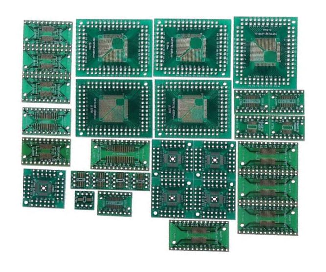 PCB-CONV-1 - DIP-SMD ADAPTER BOARD ASSORTMENT 30PCS