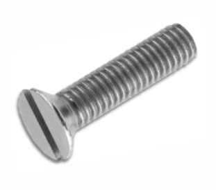 CSMSZ5X16 SLOTTED PLATED - SCREW SLOTTED C/S M5X16