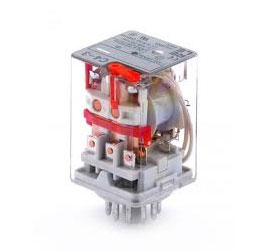 C42 24VAC - RELAY DPDT 10A 24VAC ROUND 8P