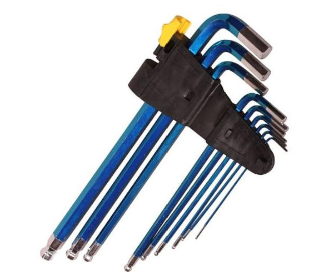 TKEYSA109 - METRIC BALL POINT ALLEN KEY SET - 9PCS