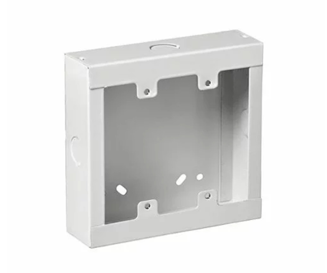 VTR-4/4.C - 4x4" / 100x100mm SURFACE MOUNT WALL BOX METAL CLOSED BACK