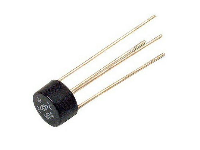 W04M-BP - DIODE BRIDGE RECTIFIER ROUND 400V 1.5A