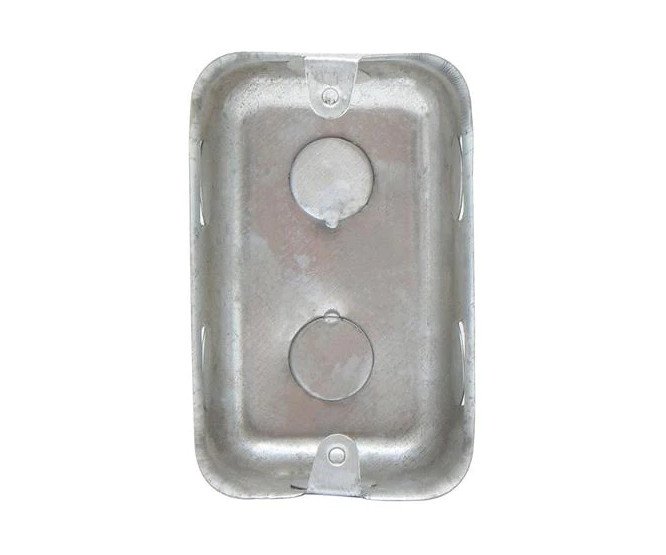 WB-GALV-4X2 - GALVANISED ELECTRICAL WALL BOX 2x4