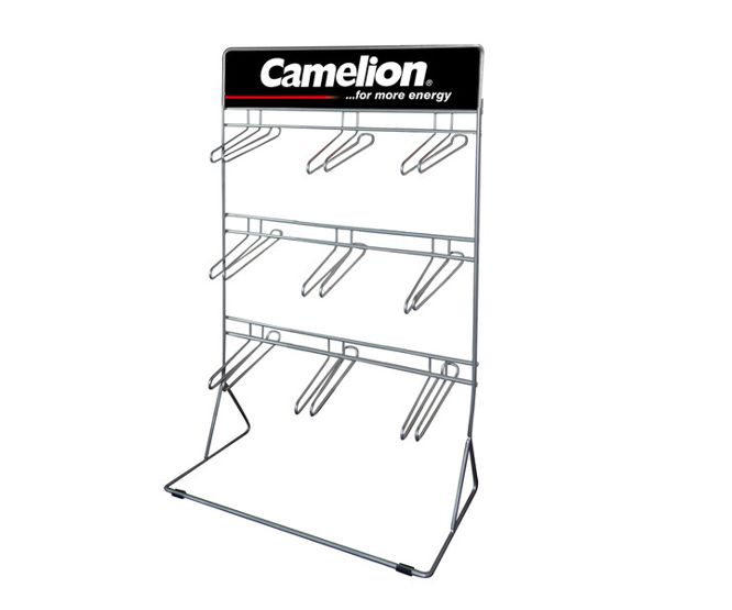 WCD-03 - METAL COUNTER / DISPLAY RACK WITH 9 HOOKS 330x220x580mm