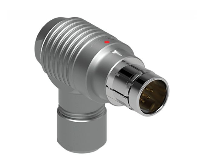 WSO 104 A066-130+ - INLINE 8 PIN MALE PLUG ADAPTER R/A