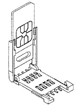 ZA003B - SOCKET SMD SIM CARD 08-PIN