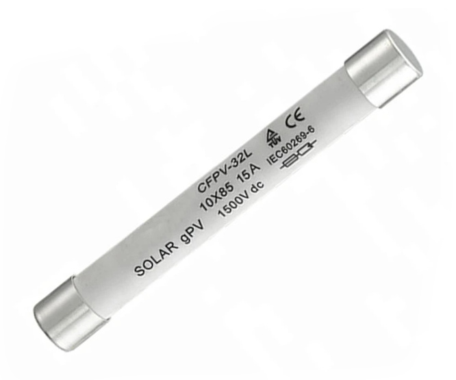 ZYPV-1085-15A - DC SOLAR PV FUSE 10x85mm 15A 1.5KVDC