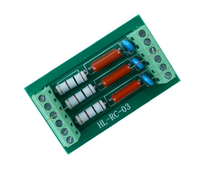 HL-RC-03 - D/R RC FILTER / EMI SURPRESSOR / SNUBBER 3-CH