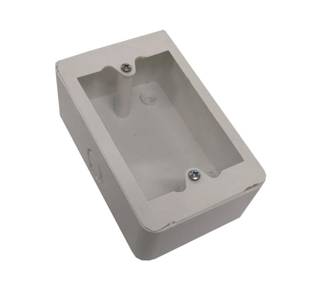 EXT-PVC-4x2 - SURFACE MOUNT EXTENSION BOX 4x2 PVC WHITE