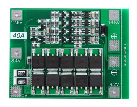 Other Electronic Components & Equipment - LI-ION BMS 4-SERIES 16.8V 40A ...