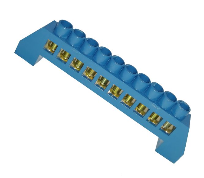 EB-KS-006 100A 10P BL - NEUTRAL BAR TERMINAL INSULATED 100A 10-POLE ...