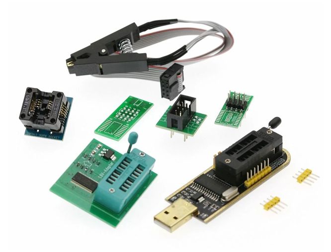 210374 - TEST CLIP FOR EEPROM WITH EEPROM FLASH USB PROGRAMMER