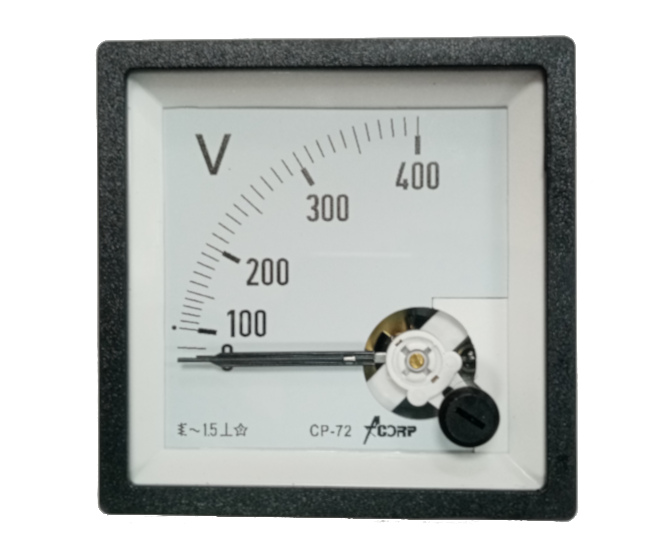 CP-72-AC-400V - VOLTMETER 72MM 0-400VAC