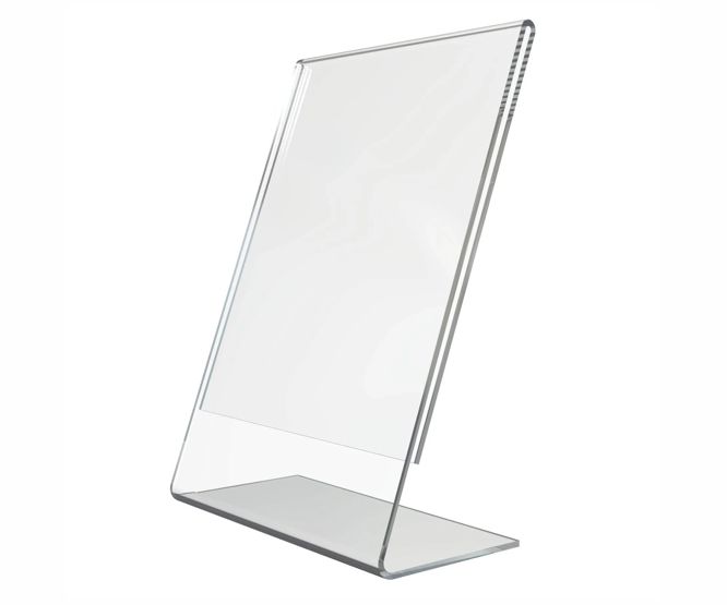 DS-PP-A5-01 - COUNTER DISPLAY STAND A5 S/SIDED PERSPEX