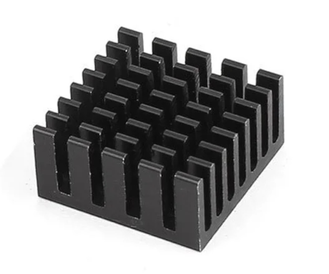240063 - ALU EXTRUDED HEATSINK 10x20x10mm - BLACK