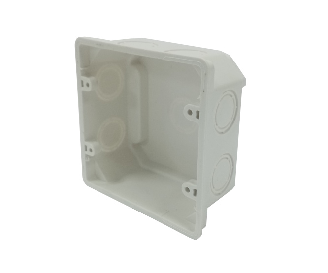 K0000374 - PVC WALL BOX 100x100mm WHITE
