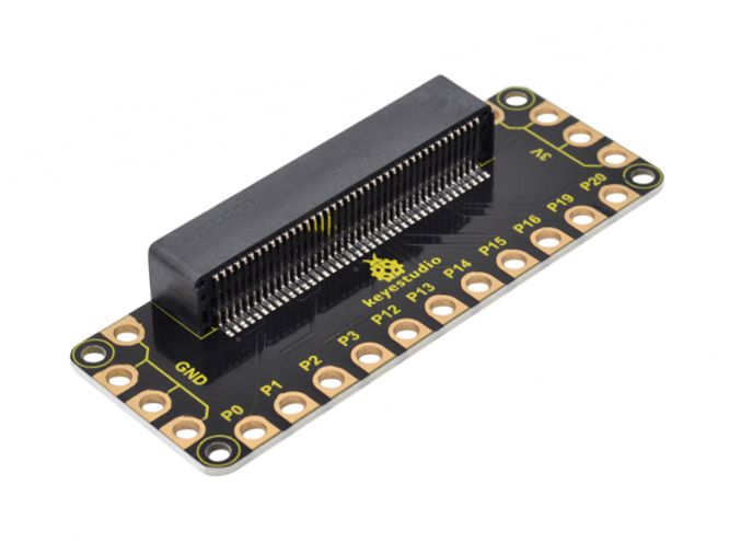 KS0434 - EDGE CONNECTOR I/O BREAKOUT BOARD SHIELD, MICRO:BI